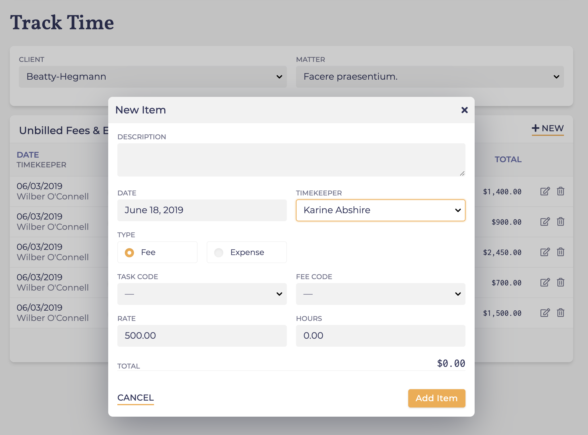 Client Specific Rates for Timekeepers and Attorney Timesheets | Easy ...
